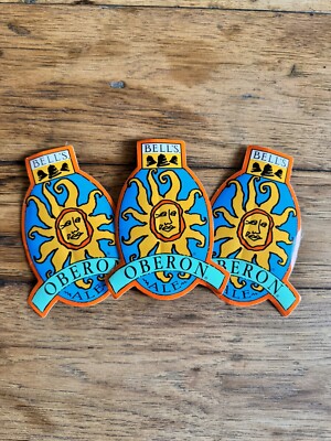 3 Bell's Brewery Oberon Ale Craft Beer Stickers Decals | eBay