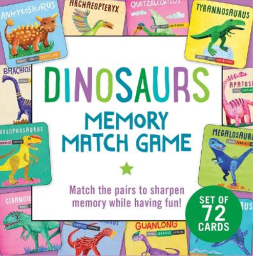 Dinosaurs Memory Match Game (Set of 72 Cards) (US IMPORT) 9781441341730 ...