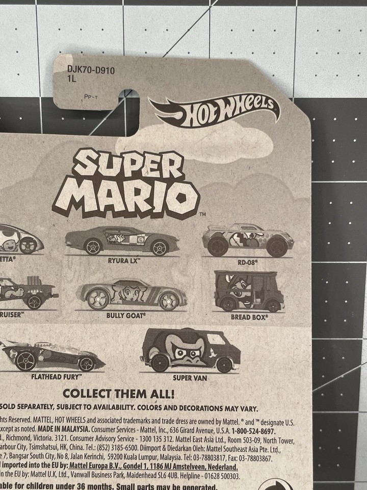 Hot Wheels Walmart Exclusive Super Mario Bros. & Friends Donkey Kong ...