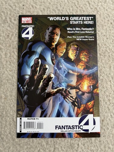 Fantastic Four #554 Bryan Hitch 4 Fingers Meme Cover Marvel Comics 2008 ...