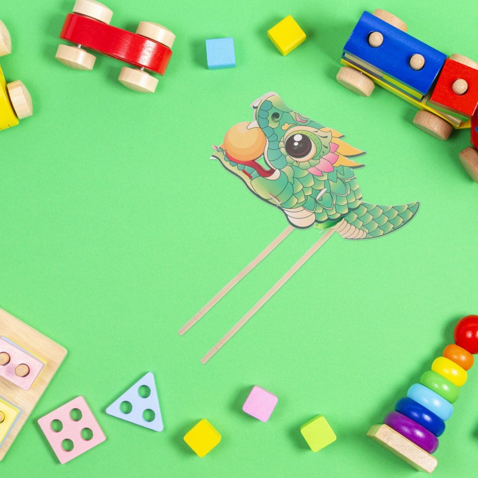 Lunar New Year Decorations Snake Hand Holding Photo Props Cartoon ...