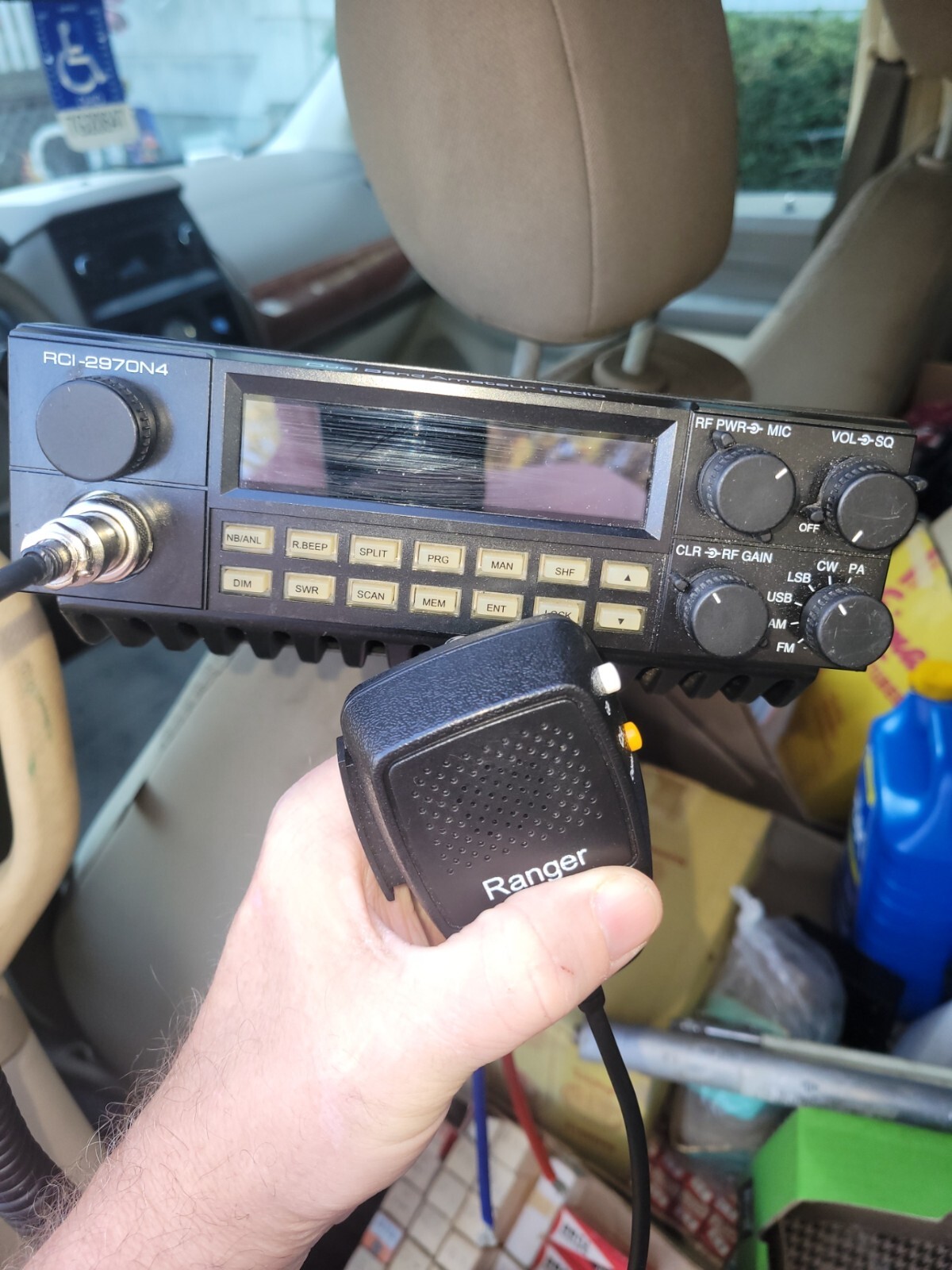 Excellent working 10 & 12 meter Ham Ranger 2970N4 Radio 500 watts out ...