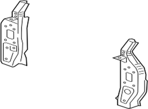 5215A411 Mitsubishi Panel, headlamp support, lh 5215A411, New Genuine ...