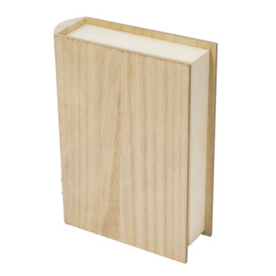 Boyle 22.7x17cm Small Wooden Book Box Kids/Adult Children DIY Art/Craft ...