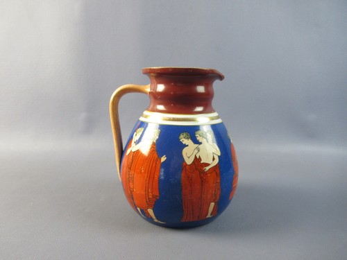 Pitcher ceramic vase signed romani vintage 60s | eBay