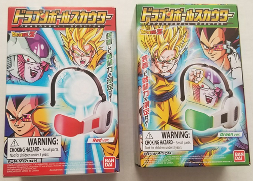 Dragonball Z Scouter Red & Green Cosplay Original Bandai Japan Version ...