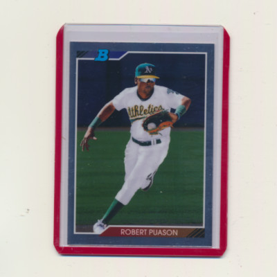 2020 Bowman Heritage Chrome Robert Puason Oakland Athletics | eBay