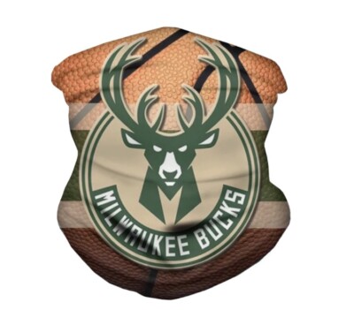 milwaukee bucks face mask neck gaiter | eBay