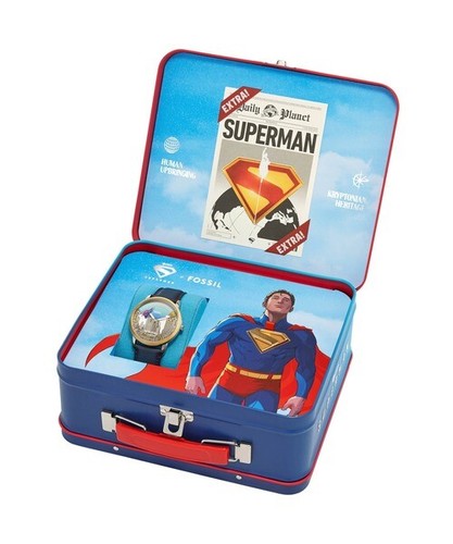 Superman x Fossil Wrist Watch METROPOLIS LE1208SET 42mm Limited Edition ...