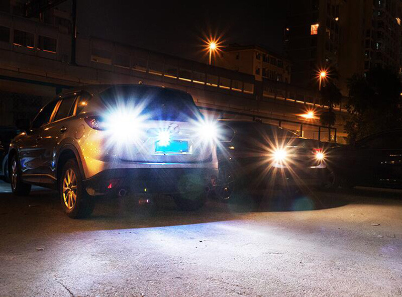 3157 Switchback LED Bulb 28W Dual Color Red White Brake Parking DRL LED ...