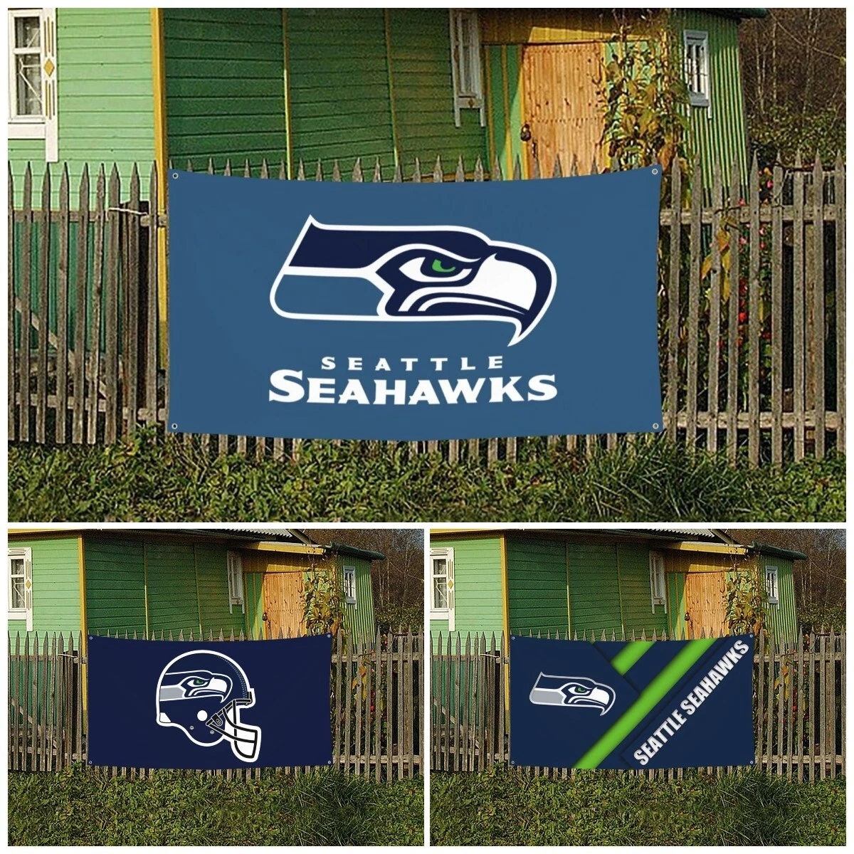 Seattle Seahawks Party Flags