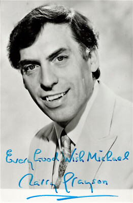 LARRY GRAYSON Signed Photograph TV Presenter, Show Host & Comedian 7"x4 ...