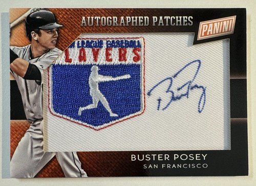 2014 Panini The National Buster Posey Autographed Patches Auto ...