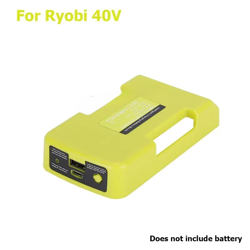 USB Charger Adapter For Makita 40V For Ryobi 40V Battery Holder Adapter ...