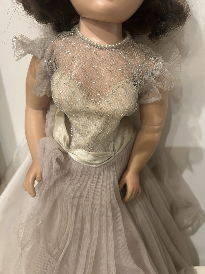 VINTAGE 1950’s CISSY MADAME ALEXANDER NUDE DOLL~ BRUNETTE & BLUE EYES ...