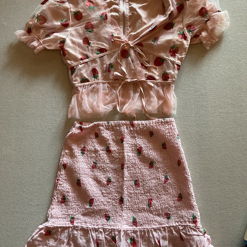 Cute Strawberry Outfit XS Women's Cotton On And Duck Store Design ...