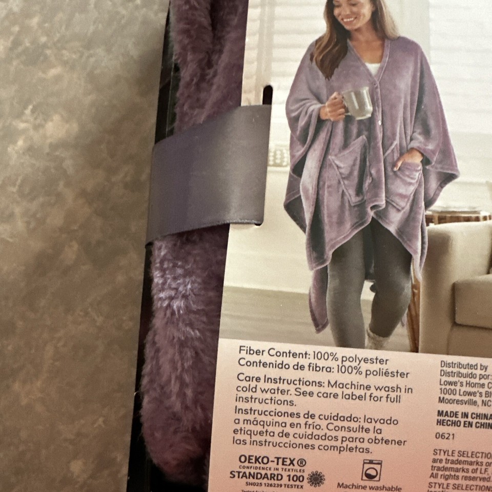 Warm Women Angel Wrap Purple 50in X 70in 86569728319| eBay
