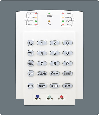 Paradox K10V 10-Zone Hardwired LED Keypad Module (Vertical) Genuine | eBay