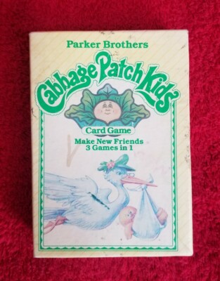 LAST CALL ** Vintage Cabbage Patch Kids Card Game 3 In 1 Complete 1984 ...