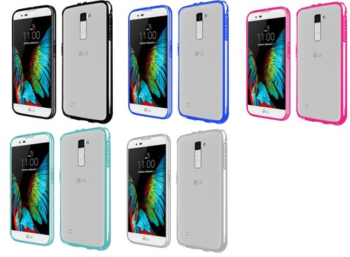 Slim Hybrid Bumper TPU Cover for LG Treasure L51AL Escape 3 K373 ...