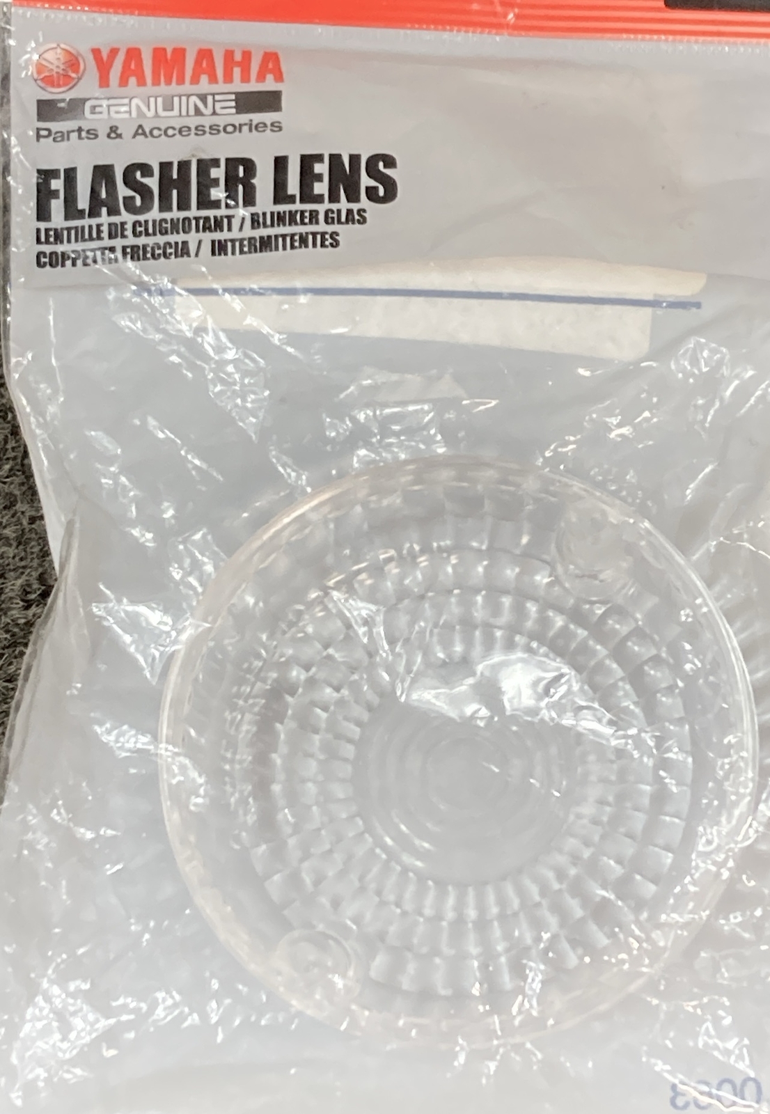 NEW GENUINE YAMAHA 5VN-83312-10 FLASHER LENS SUPERCEDES 5VN-83312-10-00 ...