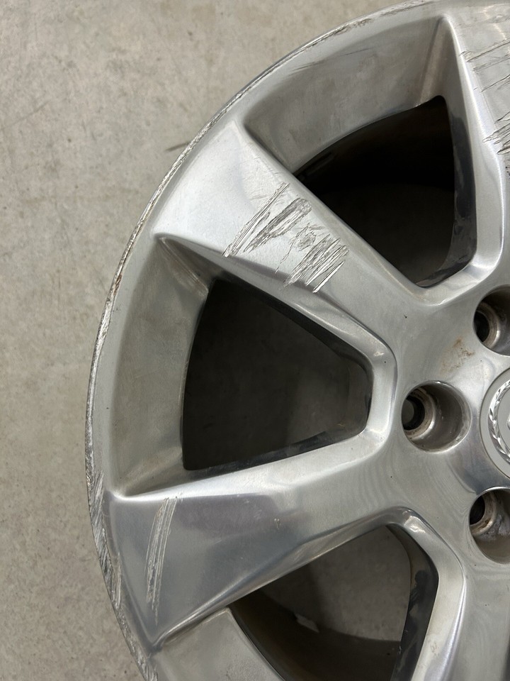 17” ATS 17 Inch Cadillac 2013-2016 OEM Stock Genuine Polished Wheel Rim ...