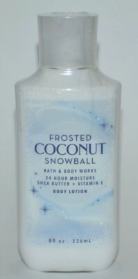 New Bath & Body Works Frosted Coconut Snowball Body Lotion 8 oz HTF | eBay
