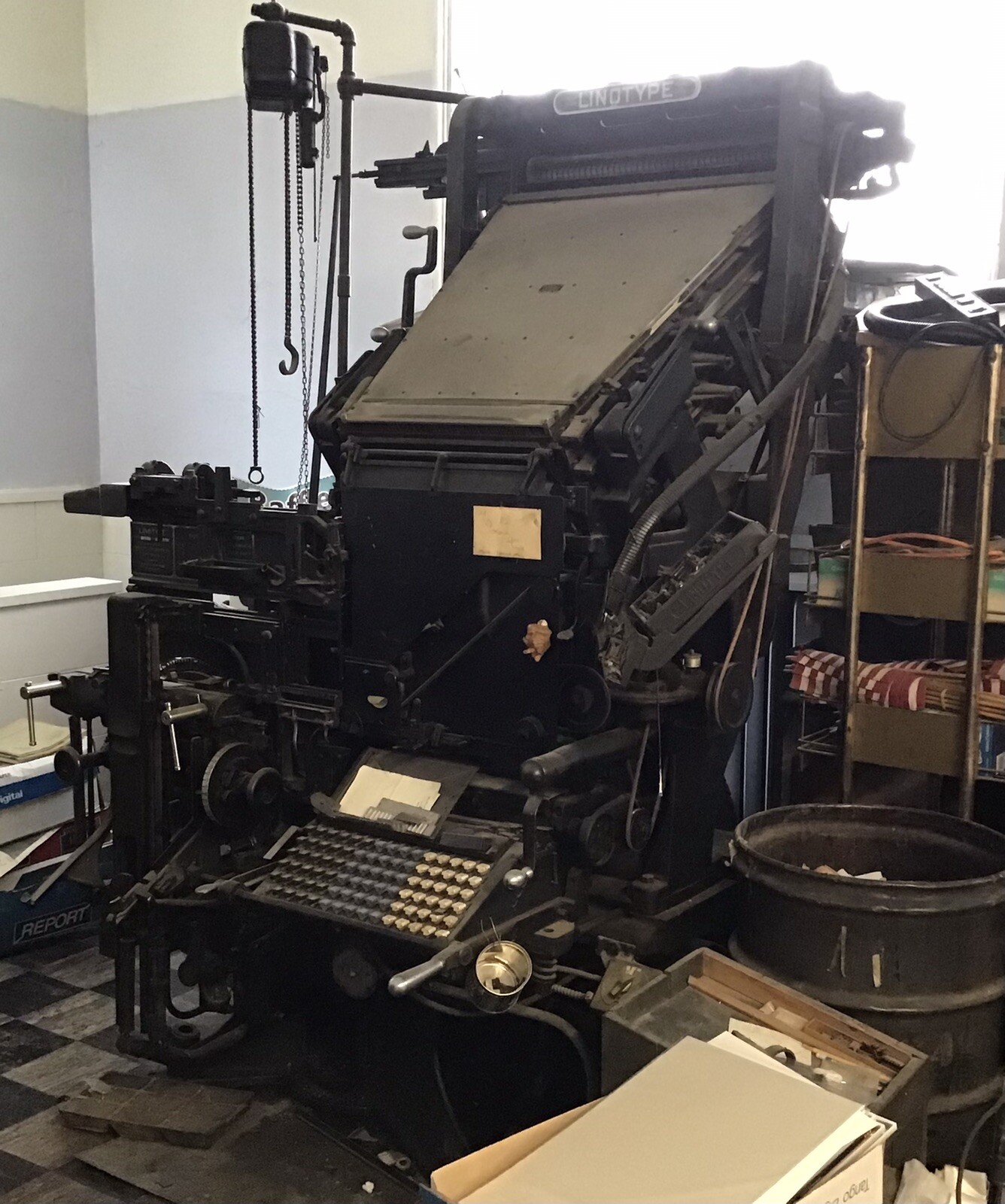 Antique Linotype Machine Accessories Available And Book | eBay