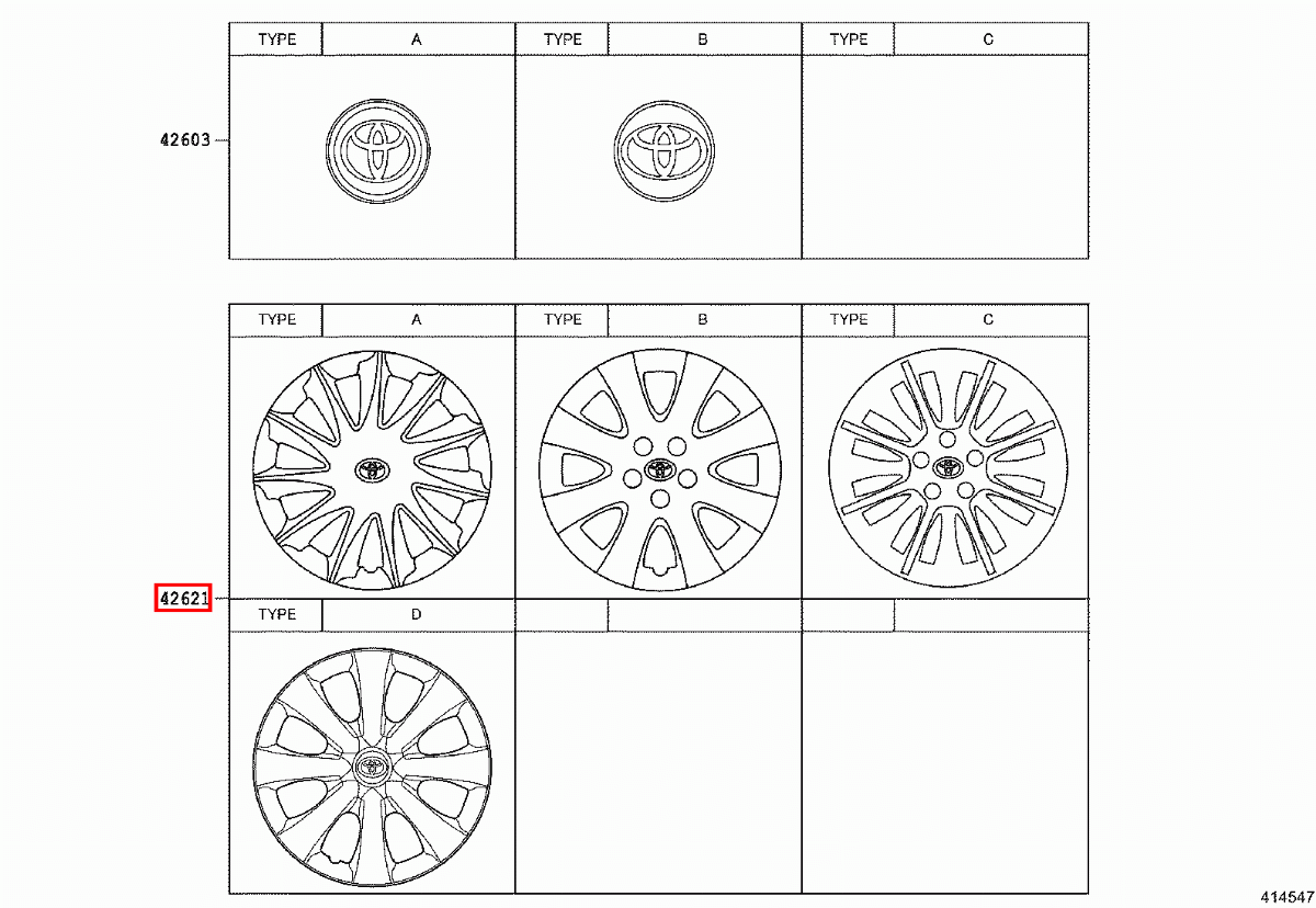 Genuine Toyota Corolla ZRE151 ZRE142 ZRE141 NZE141 NRE150 Wheel Cover ...