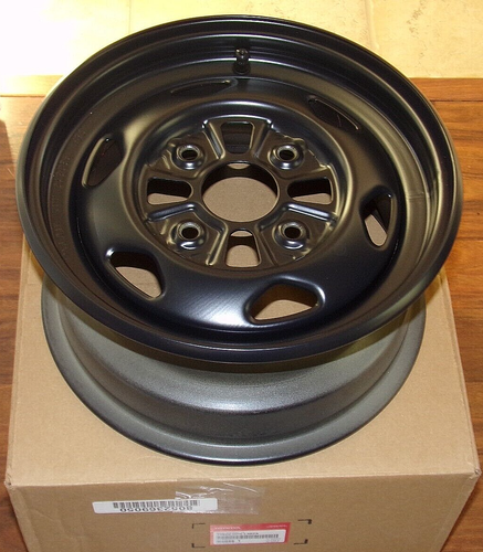 HONDA TRX 420 RANCHER ORIGINAL BLACK FRONT 12" RIM, WHEEL 44650-HP5 ...