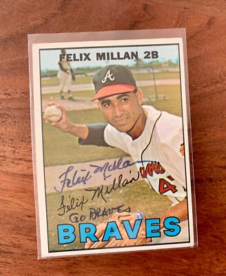 Felix Millan 1967 Topps Autographed Card | eBay