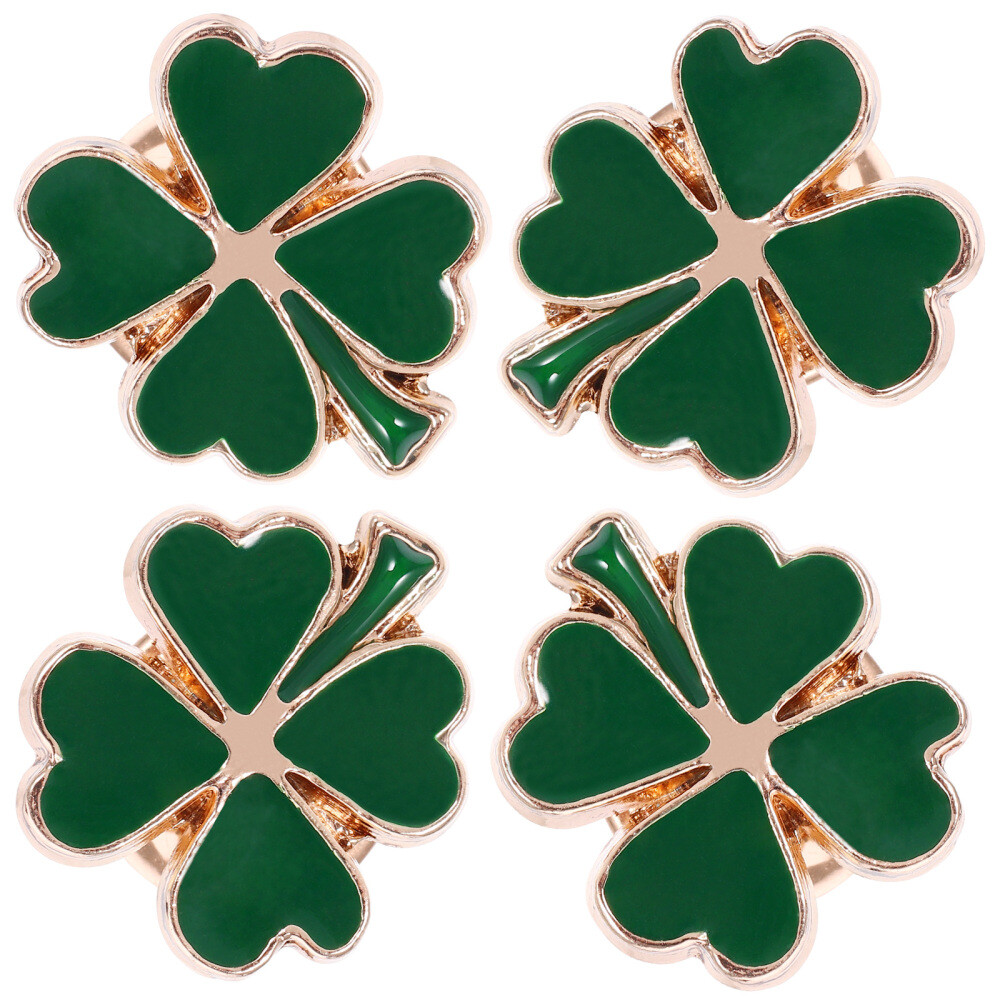 4 Leaf Vintage Shamrock Breastpin Lapel Pin for St. Patrick's Day | eBay
