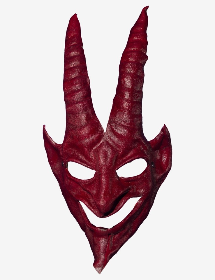 Venetian Mask Red Leather Devil Made In Venice, Italy! | eBay