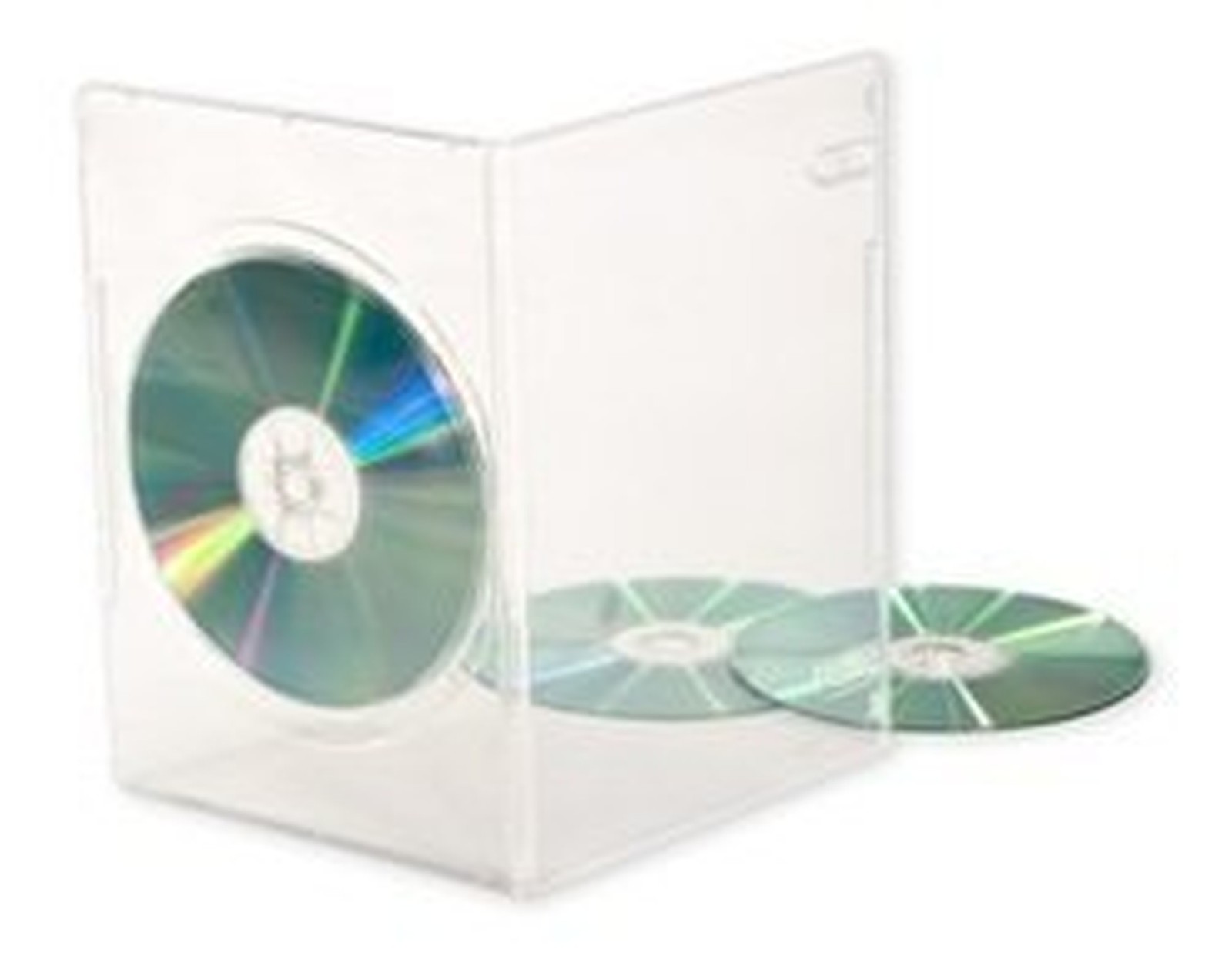 100 X Single Clear Slim 7mm Spine DVD/CD/Blu-ray Disc Cases for 1 Disc ...