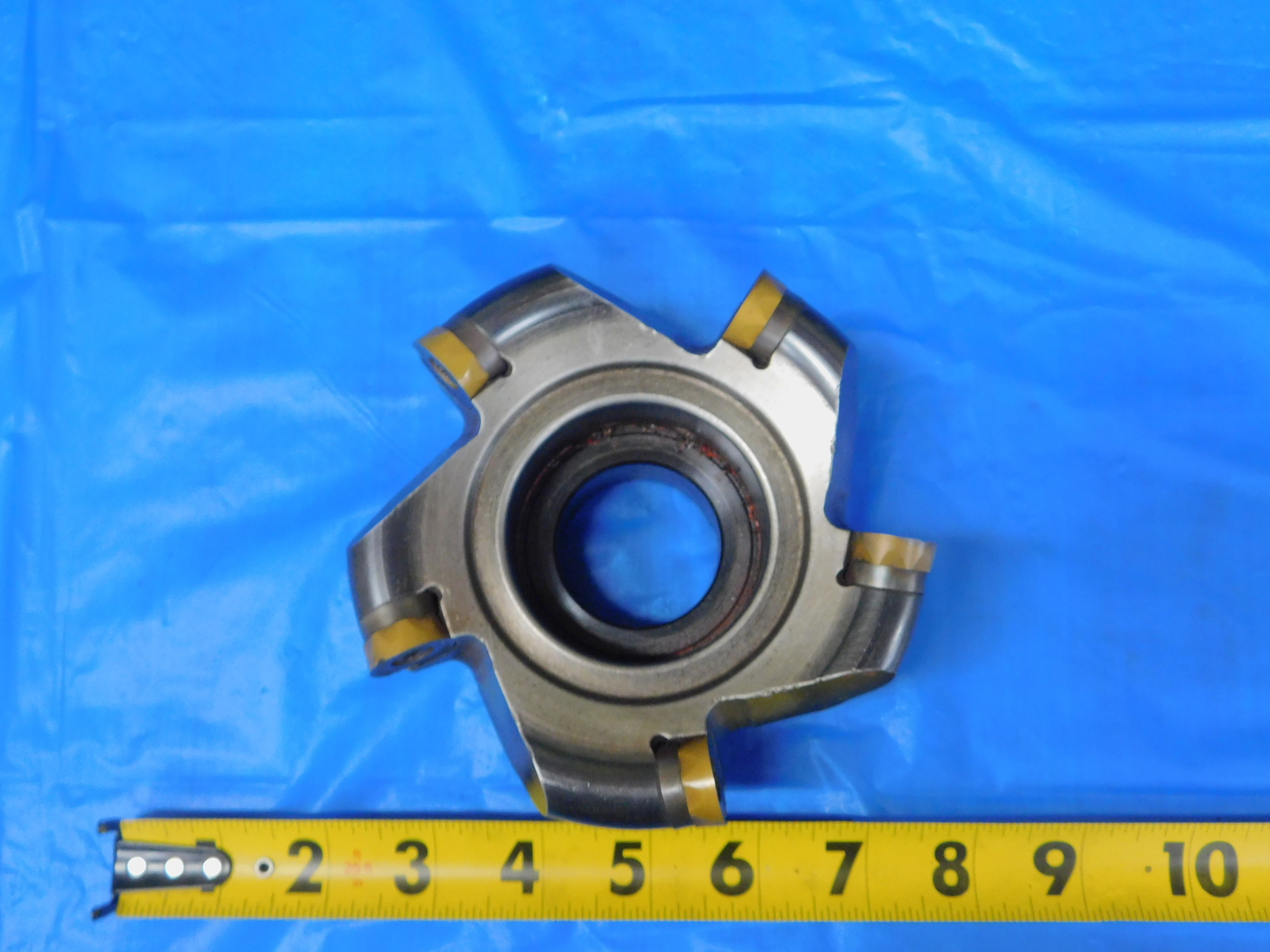 SANDVIK 5" O.D. FACE MILL RA200-108R38-19L 1 1/2 PILOT 5 POCKETS RC*T ...