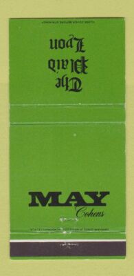 Matchbook Cover - May Cohens Plaid Lyon 30 Strike | eBay