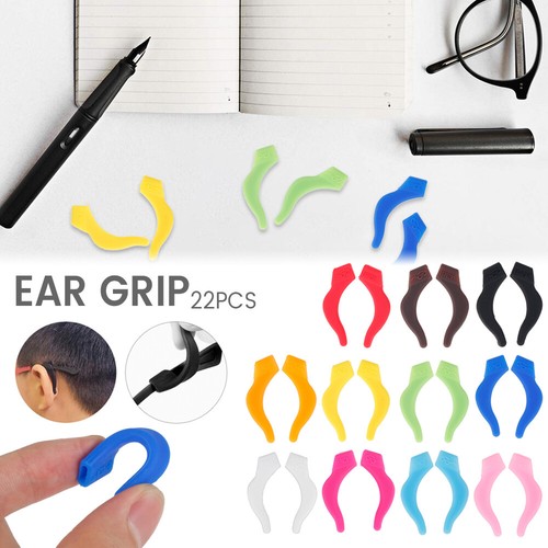 11 Pairs Eyeglasses Ear Grip Silicone Ear Hooks Eyewear Retainer Sports ...