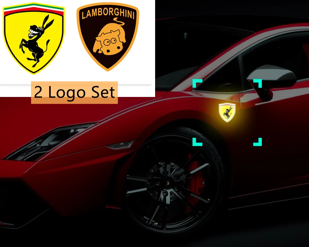 Lamborghini Vs Ferrari Logo