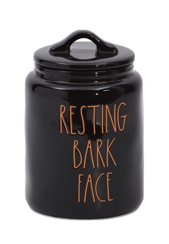 RAE DUNN - Large Resting Bark Face Canister | eBay
