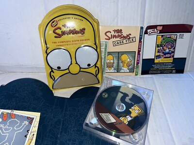 The Simpsons Complete Sixth Season (DVD, 4-Disc Set, Collectible Homer ...