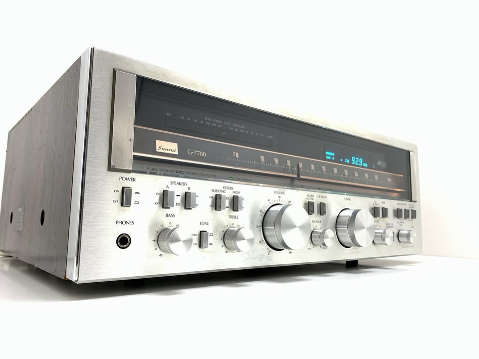 Sansui G 7700 Stereo HiFi Receiver 120+120 Watts RMS Vintage 1979 Work ...