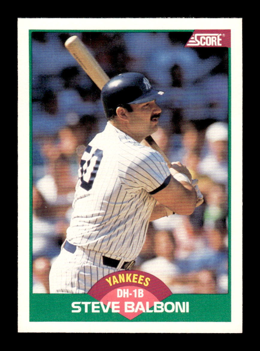 1989 Score Rookie & Traded Steve Balboni #27T | eBay
