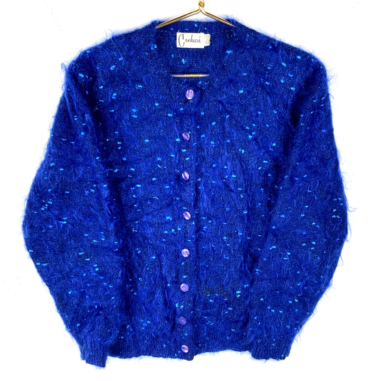 Vintage Carducci Knit Mohair Sweater Women’s Small Bl… - Gem