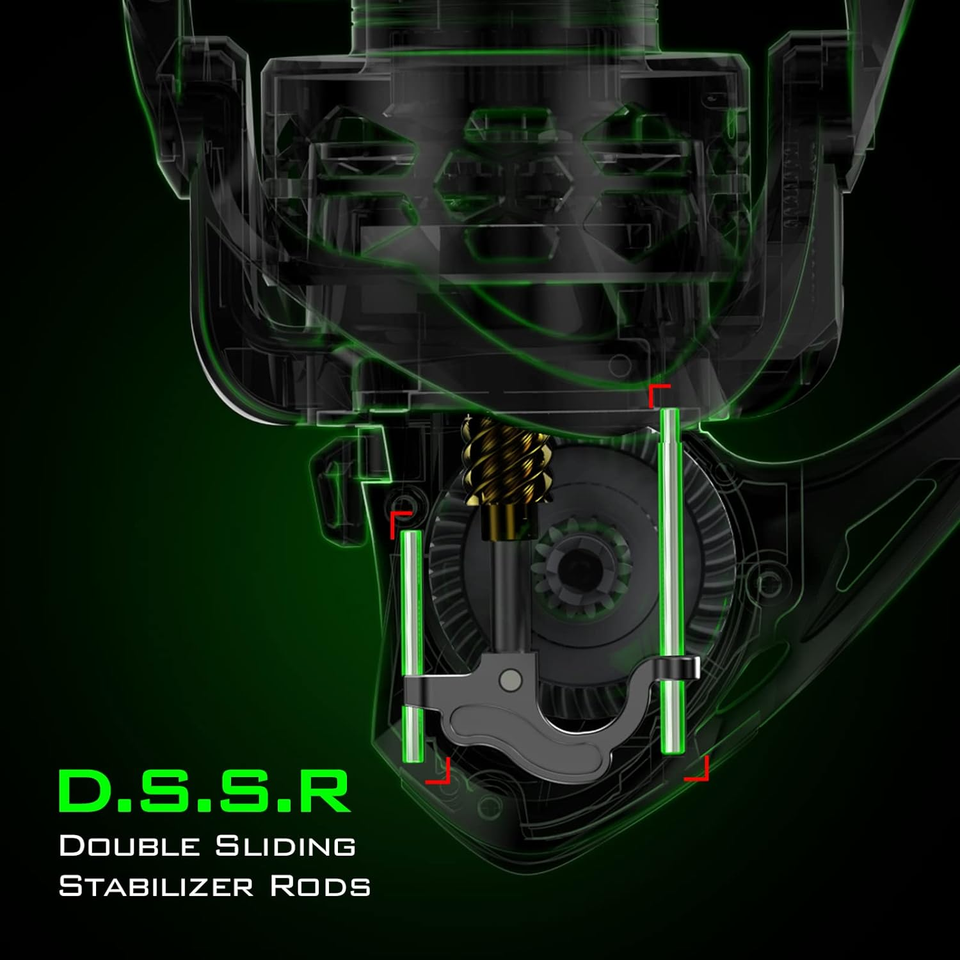 Spinning Reel Smooth Powerful Fishing Reel, Fresh & Saltwater Fishing ...