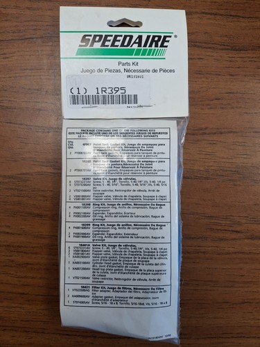 SPEEDAIRE PARTS KIT 1R395 -PAINT TANK GASKET KIT | eBay