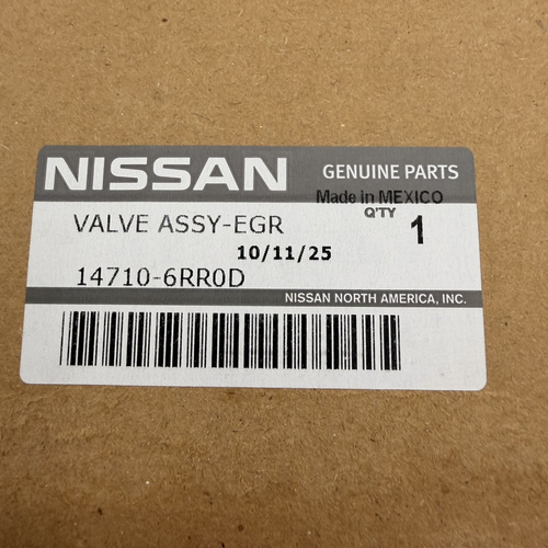 EGR Valve Assembly - Genuine Nissan Part # 14710-6RR0D OEM NOS | eBay