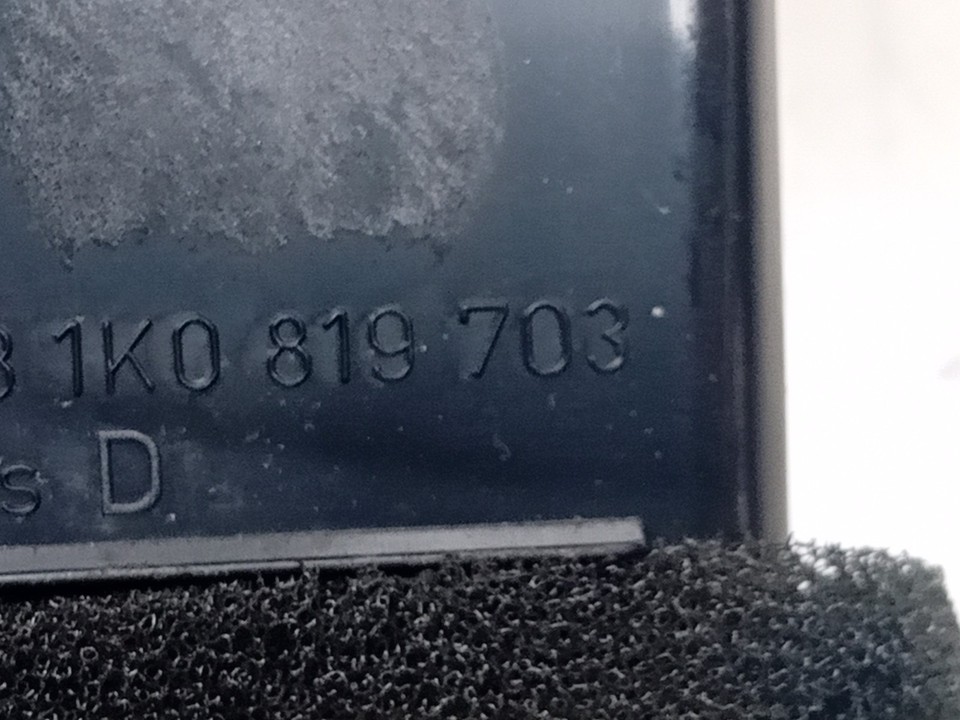 2009 VW VOLKSWAGEN JETTA NS PASSENGER DASHBOARD AIR VENT 1K0819709 ...