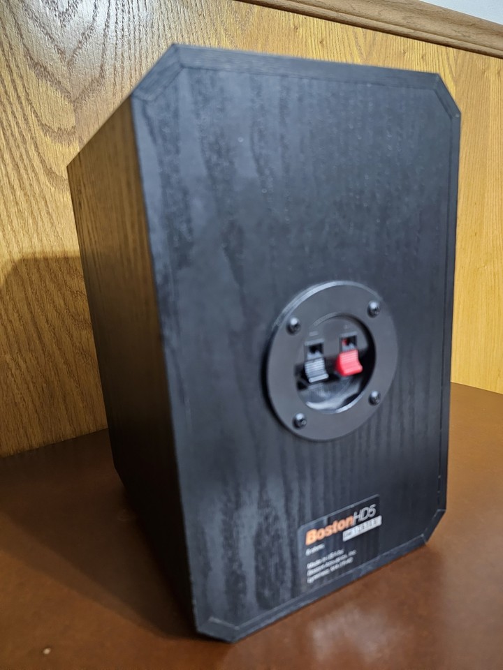 Boston Acoustics HD5 Bookshelf Speakers (Pair) Black | eBay