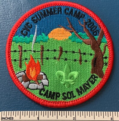 2006 CAMP SOL MAYER Boy Scout Summer Camp PATCH CVC BSA Concho Valley ...