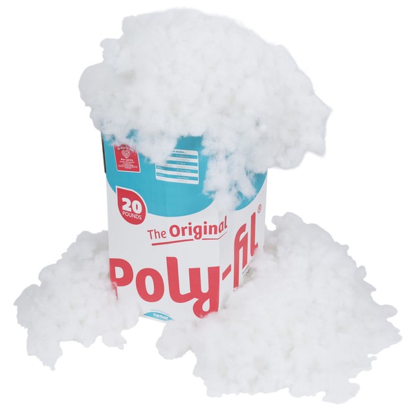 Fairfield Poly-Fil 100% Polyester Fiber Fill - 20lb Box for sale online ...
